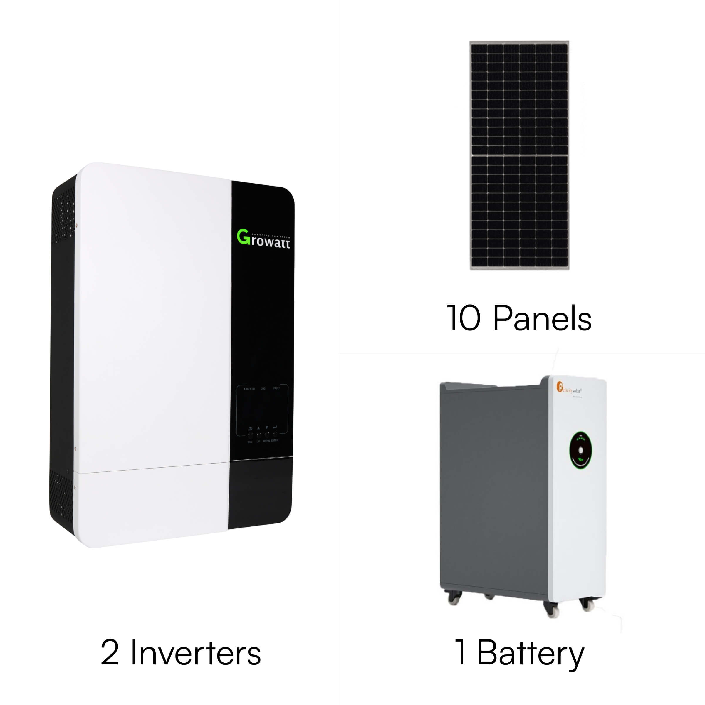 10KW Growatt Pack 8.7 | Solar District (ZW)